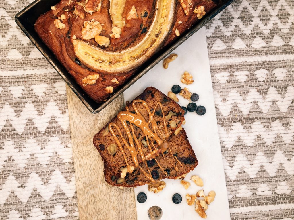 Banana Blueberry Walnut Bread. - Lesley O'Neill